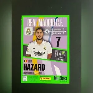 Panini | Toys | Panini Top Class 223 Eden Hazard Base Card | Poshmark